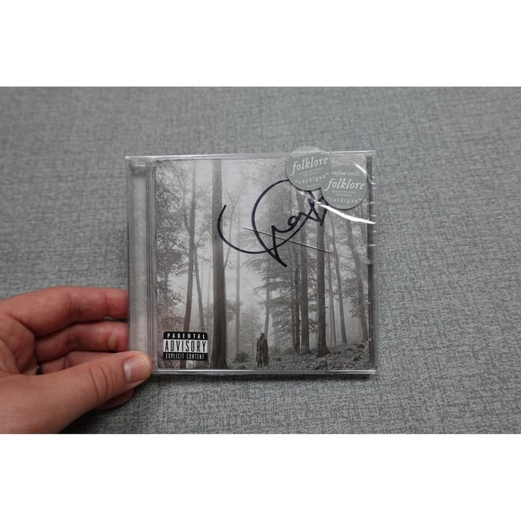 Media | Taylor Swift Folklore Cd Signed Autograph Alternative Indie Pop ...
